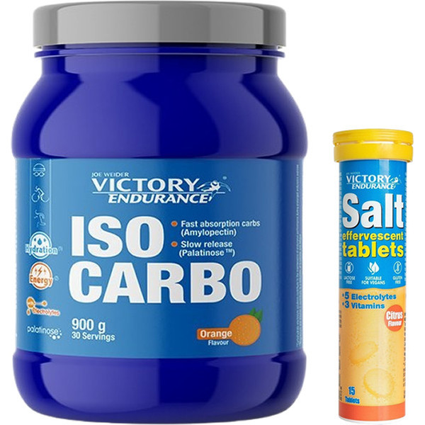 Pack REGALO Victory Iso Carbo 900 Gr + Sales Minerales Efervescentes 1 ...
